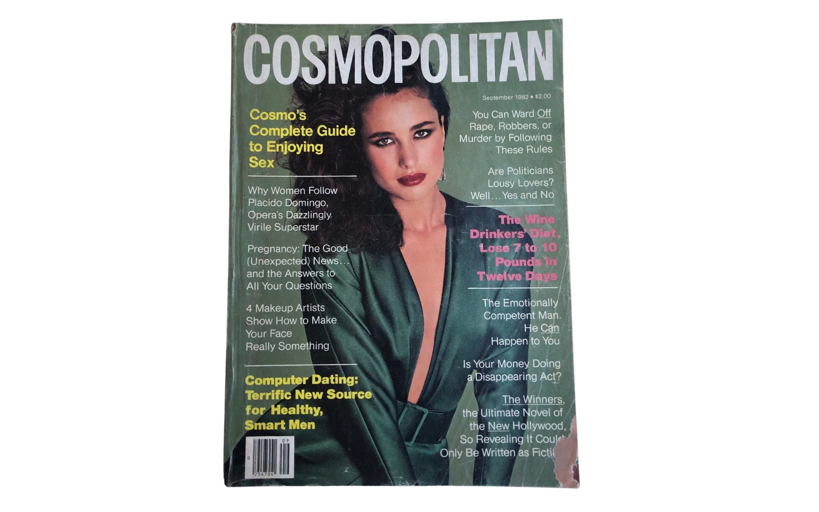1982 COSMOPOLITAN Magazine I Andie Macdowell Cover I Cosmopolitan ...