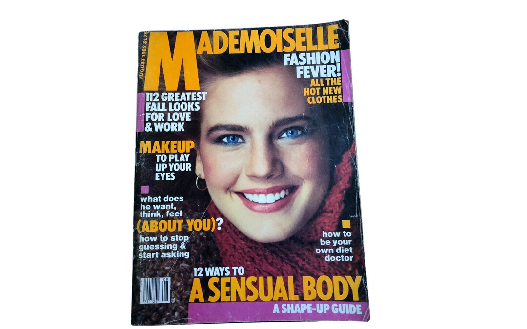 Vintage 1982 MADEMOISELLE Magazine I Terry Farrell Cover I Mademoiselle ...