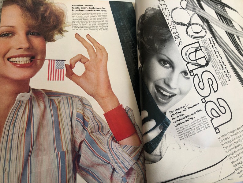 1976 VOGUE Magazine February 1976 Vogue Magazine - Cover: Rosie Vela I ...