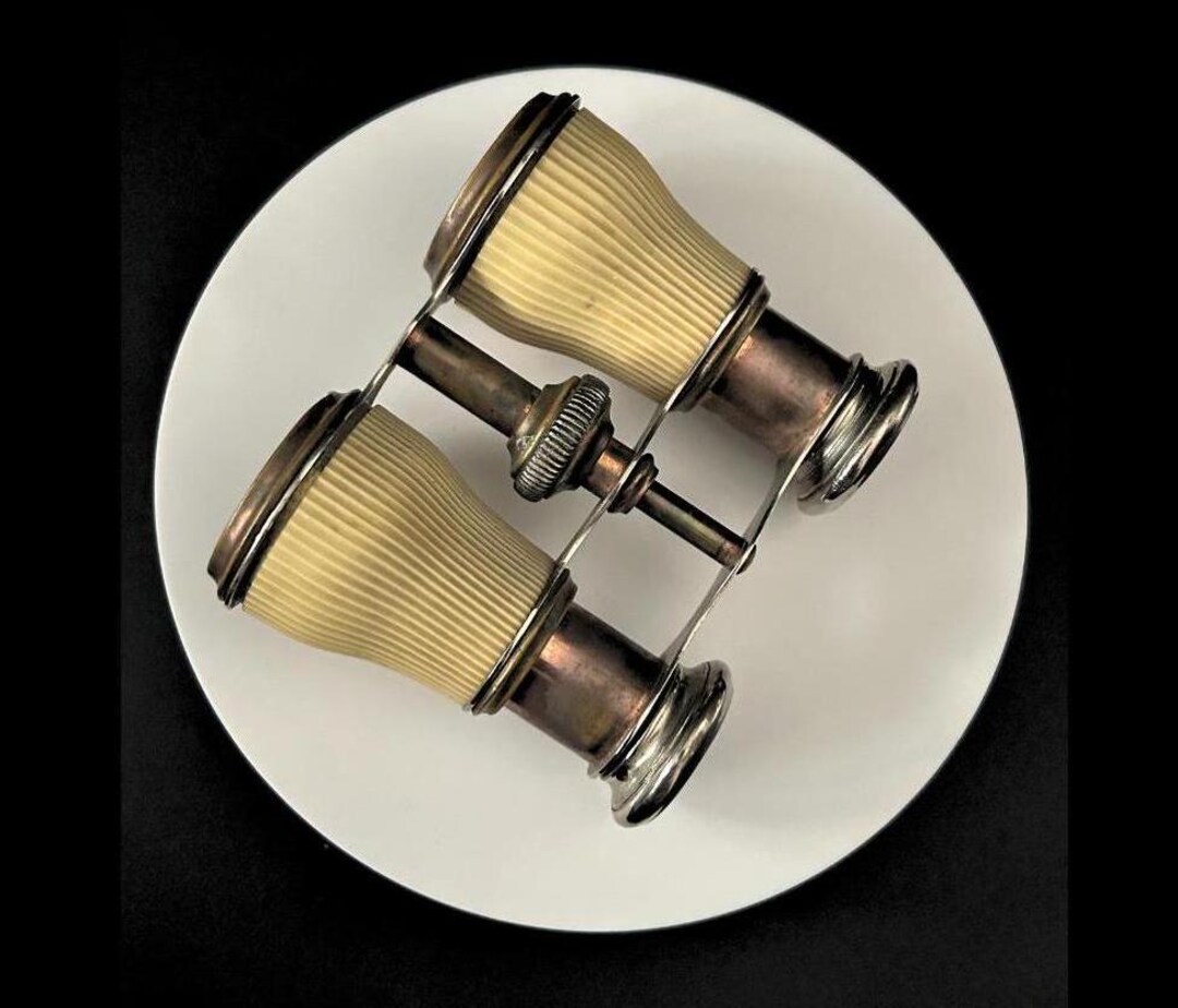 Antique CHEVALIER OPTICIEN Paris Opera Glasses | Vintage Brass ...