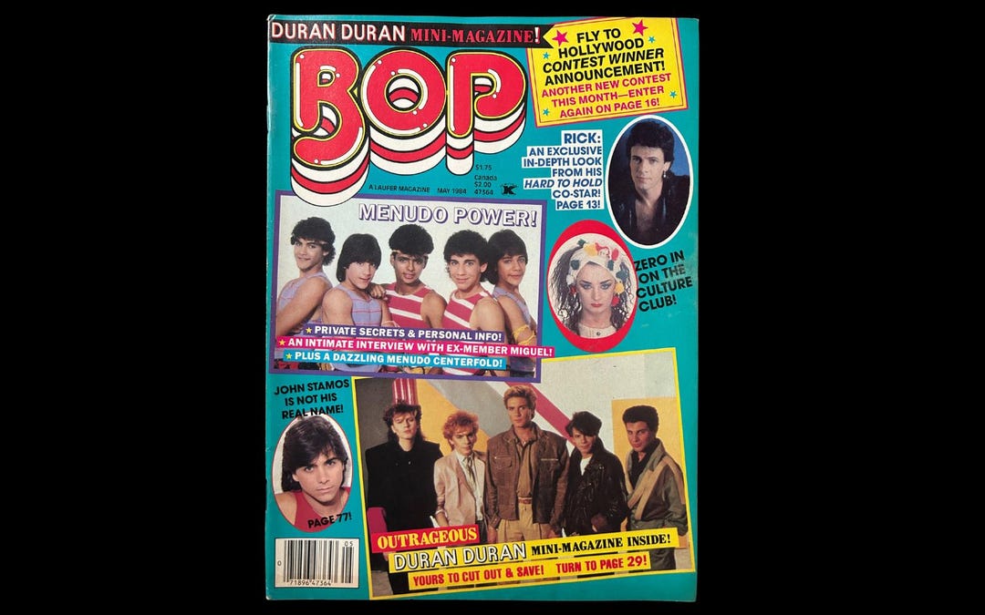 1984 BOP Magazine | May 1984 | Duran Duran | Tommy Howell | Boy George ...
