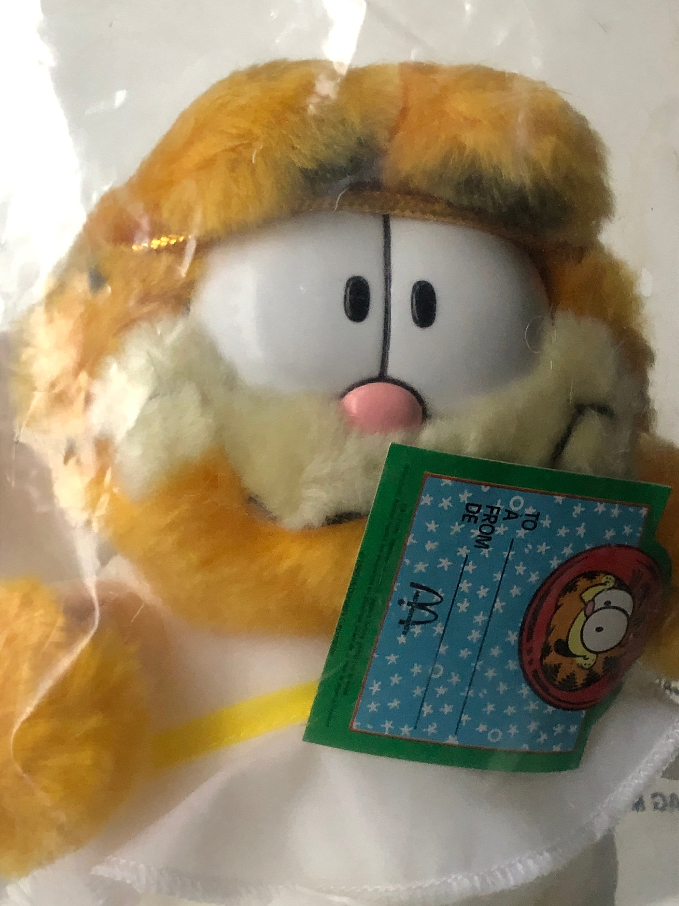 Vintage Garfield Angel Mcdonalds Plush Toy in Original Packaging ...