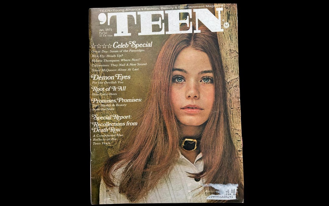 1971 TEEN-Magazin | Einband: Susan Dey | Januar 1971 | Nick McQueen ...
