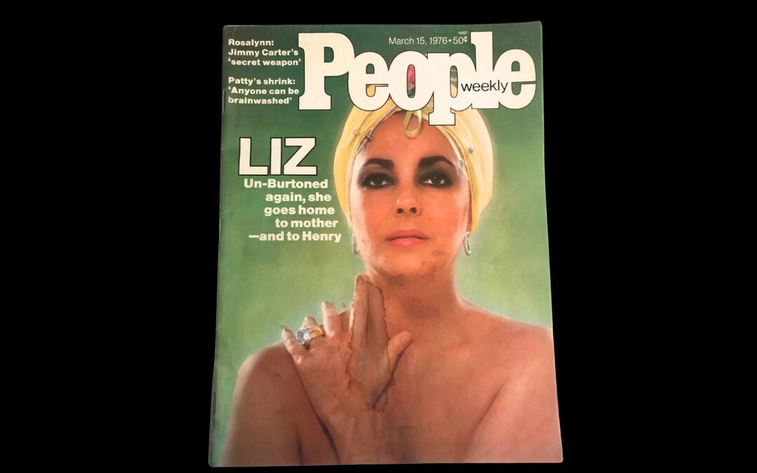 Vintage 1976 PEOPLE Magazine I Cover: Elizabeth Taylor I Jimmy Carter I ...