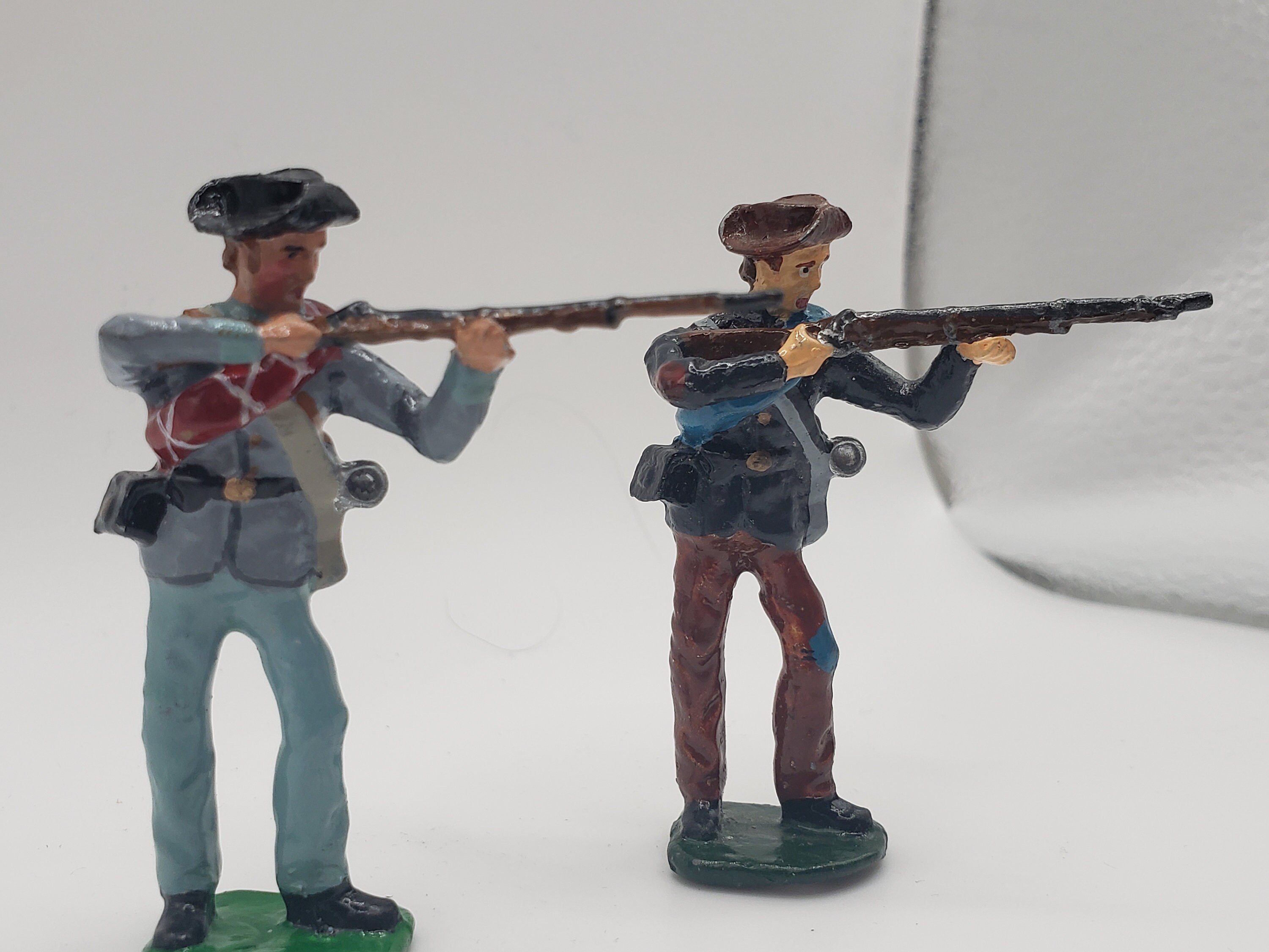 Set of 10 American Civil War Lead Model Soldier Set Confederate Army ...