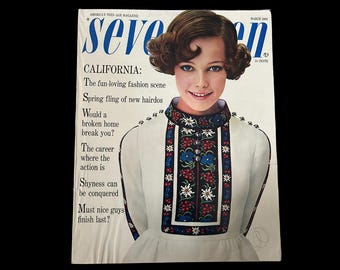1969 SEVENTEEN Magazine I Cover: Lucy Angle I April 1969 | Cheryl Tiegs ...