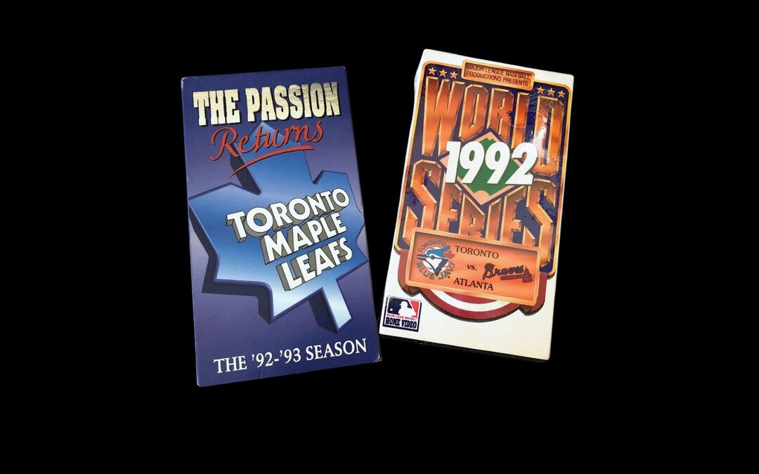 Vintage VHS Bundle: World Series 1992 Toronto Blue Jays Vs. Atlanta ...