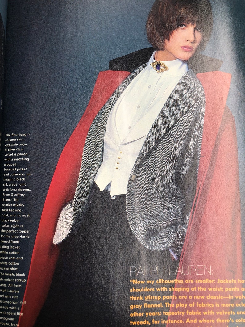 1985 HARPERS BAZAAR Magazine I Kim Alexis Cover I Harper's Bazaar ...
