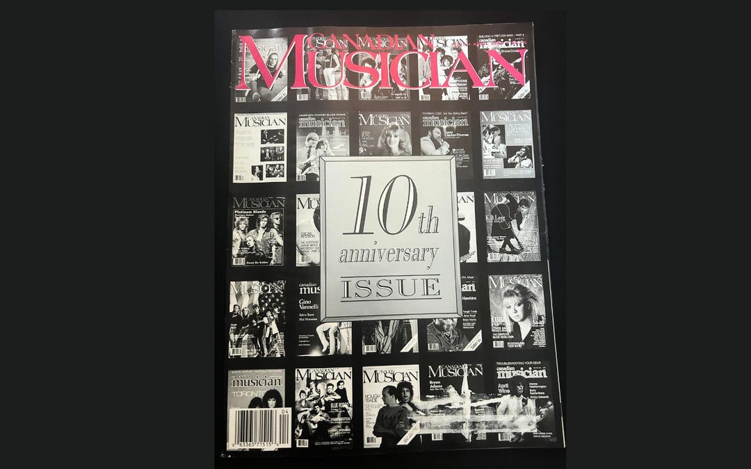 1989 CANADIAN MUSICIAN Magazine 10th Anniversary Issue | Jeff Healey ...