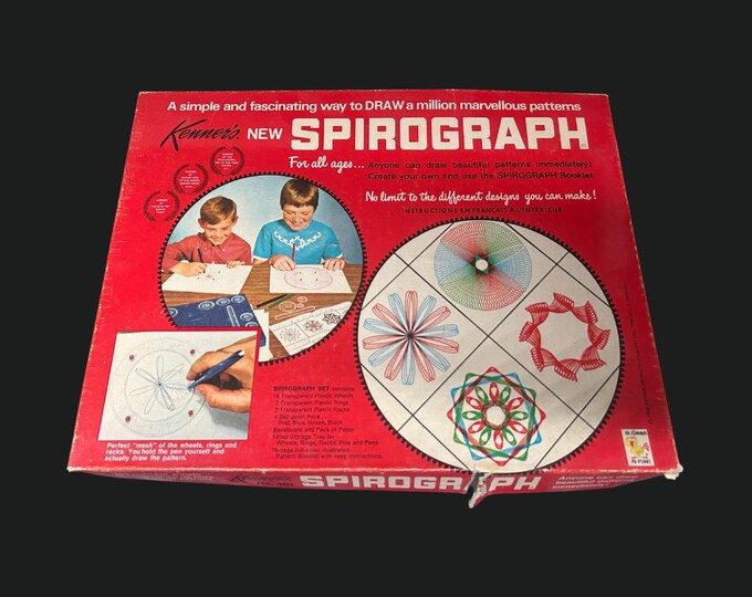 Original 1968 SPIROGRAPH Set by Kenner | Includes Pattern Book ...