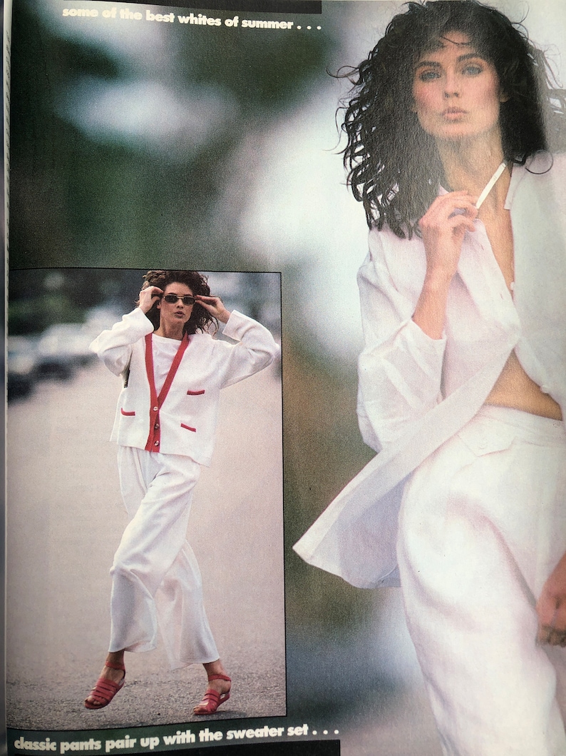 1985 HARPERS BAZAAR Magazine I Kim Alexis Cover I Harper's Bazaar ...