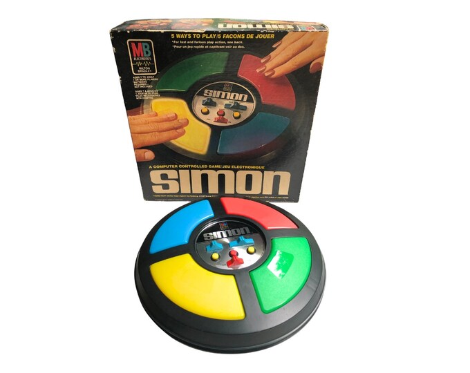 1979 SIMON Game by Milton Bradley - Classic Electronic Memory Game in ...