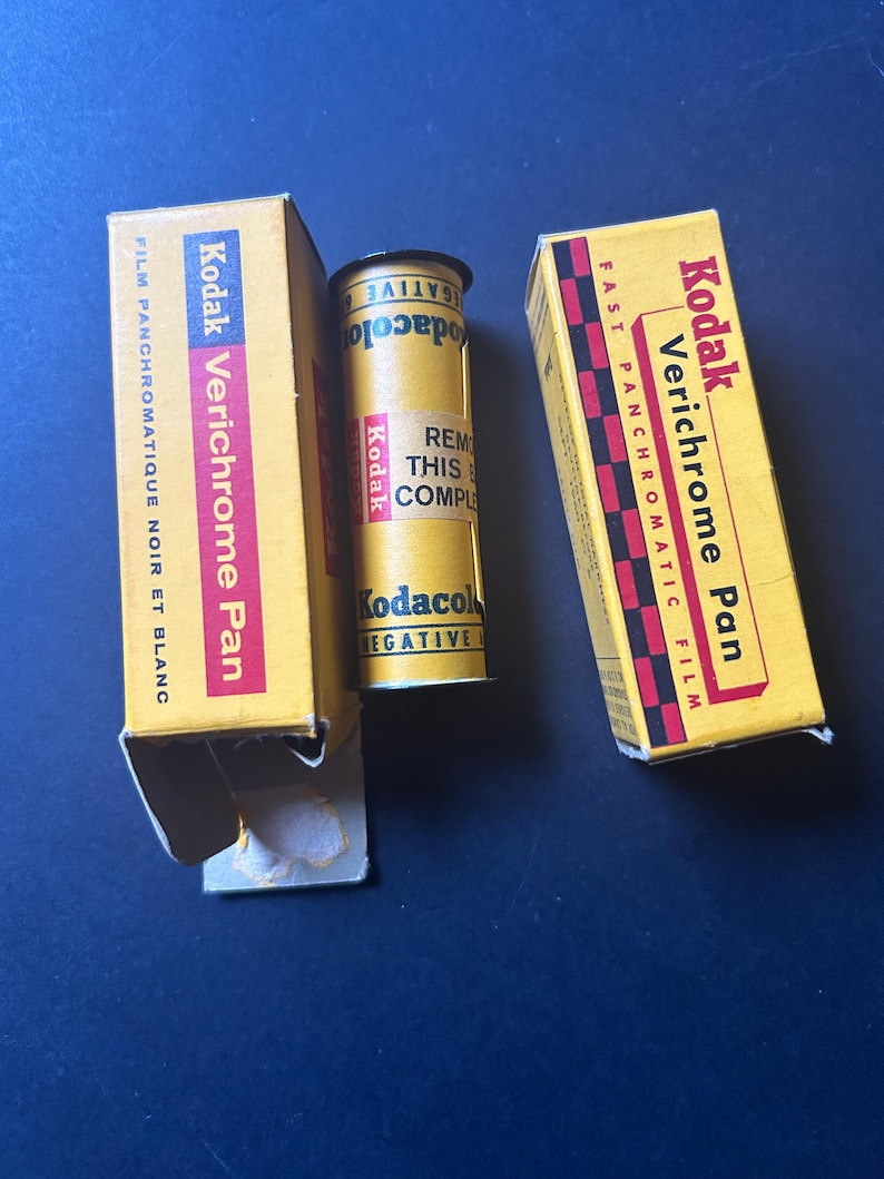 1960s Kodak Verichrome Pan 620 Film - Black and White Panchromatic Film ...