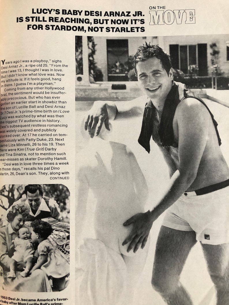 Vintage 1978 PEOPLE Magazine I Cover: Cheryl Tiegs I Desi Arnaz Jr. I ...