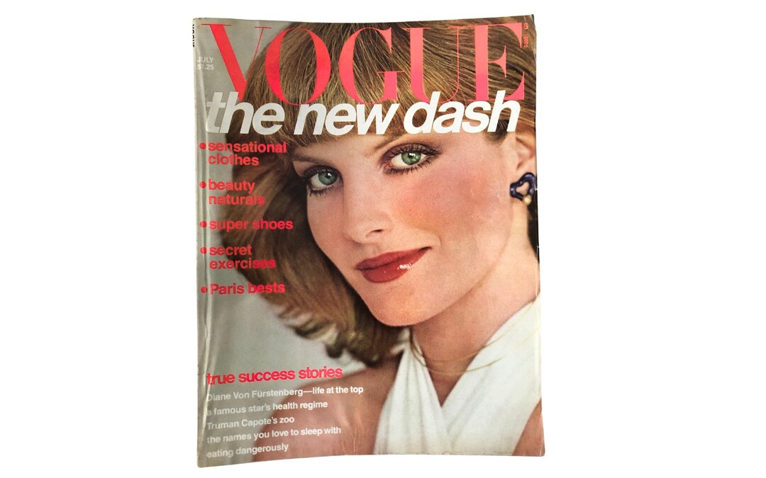 1976 VOGUE Magazine July 1976 Vogue Magazine - Cover: Renee Russo I ...