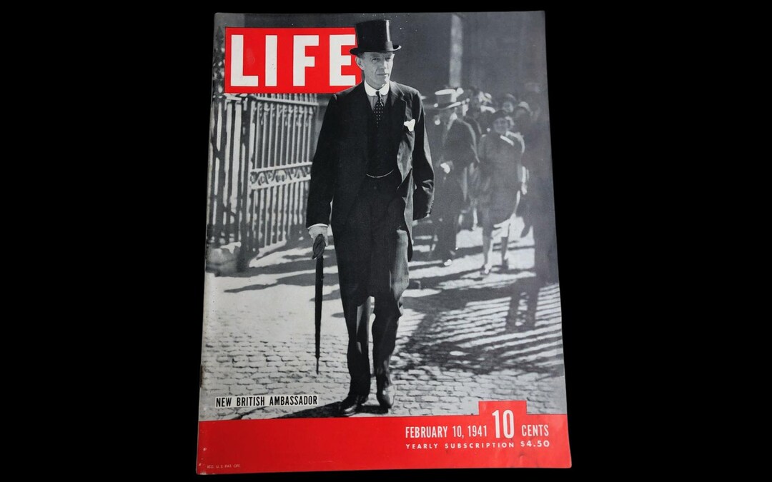1941 WW2 LIFE Magazine | Cover: Lord Halifax | February 10, 1941 | Lana ...