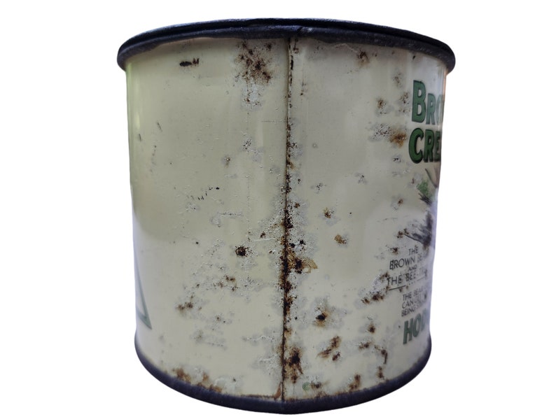 Vintage 1920s Brown Bear Brand Creamed Honey 2 Lbs Tin Collectable Tin ...