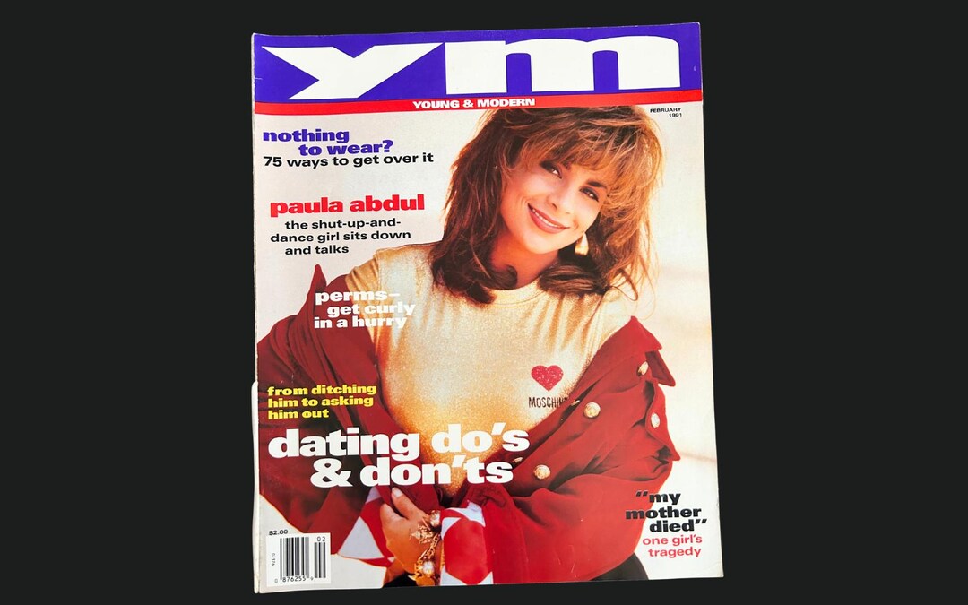 1991 YM Magazine | Cover: Paula Abdul | February 1991 | Vanilla Ice ...