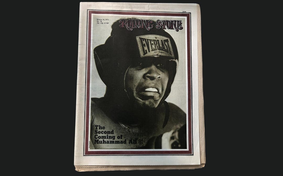 1971 ROLLING STONE Magazine | Cover: Muhammad Ali | March 18, 1971 ...