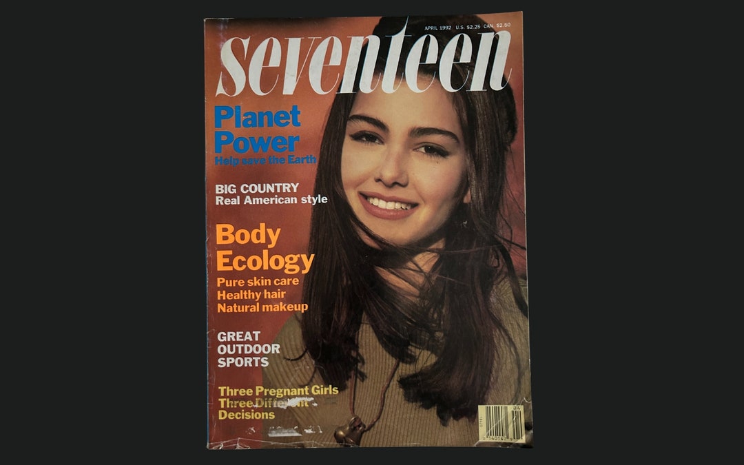1992 SEVENTEEN Magazine Cover: Limor Luss April 1992 Nirvana ...