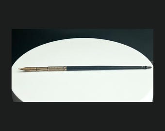 Victorian-era Mother-of-pearl Pen With Gold-plated Velvet Point Nib ...