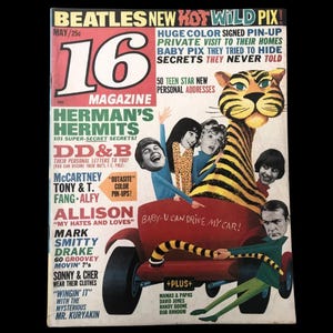 1966 16 Magazine | May 1966 | the Beatles | Herman's Hermits | Sonny ...