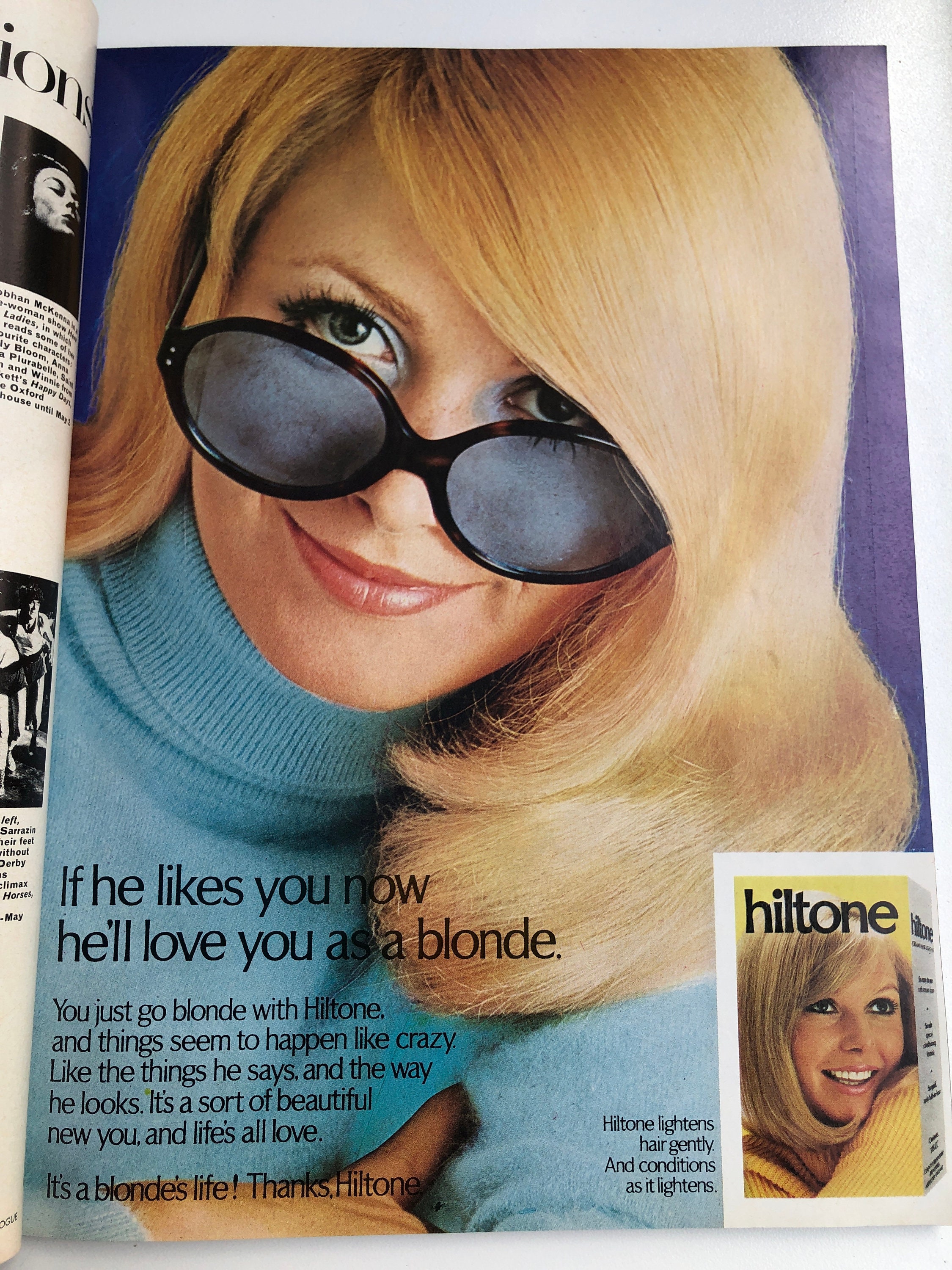 1970 VOGUE Magazine UK Edition May 1970 Vintage Vogue Magazine 1970s ...