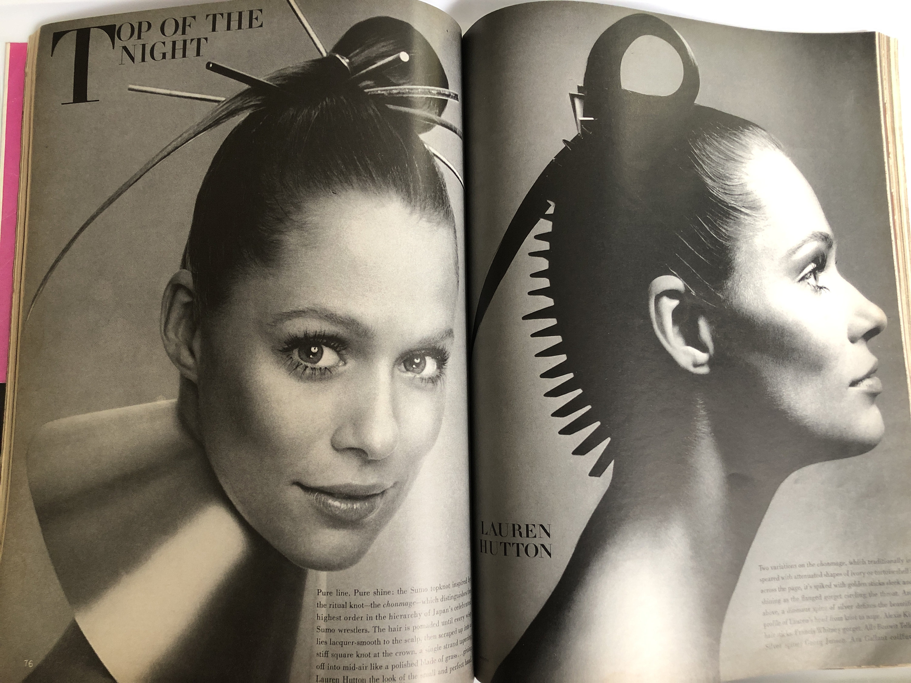 1969 VOGUE Magazine November 1969 Cover: Francoise Rubartelli I Lauren ...