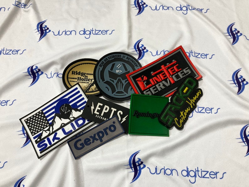 Custom PVC Silicone Rubber Patches - Etsy