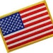America Flag Patch Emblem Merrow Borders 2x3 - Etsy