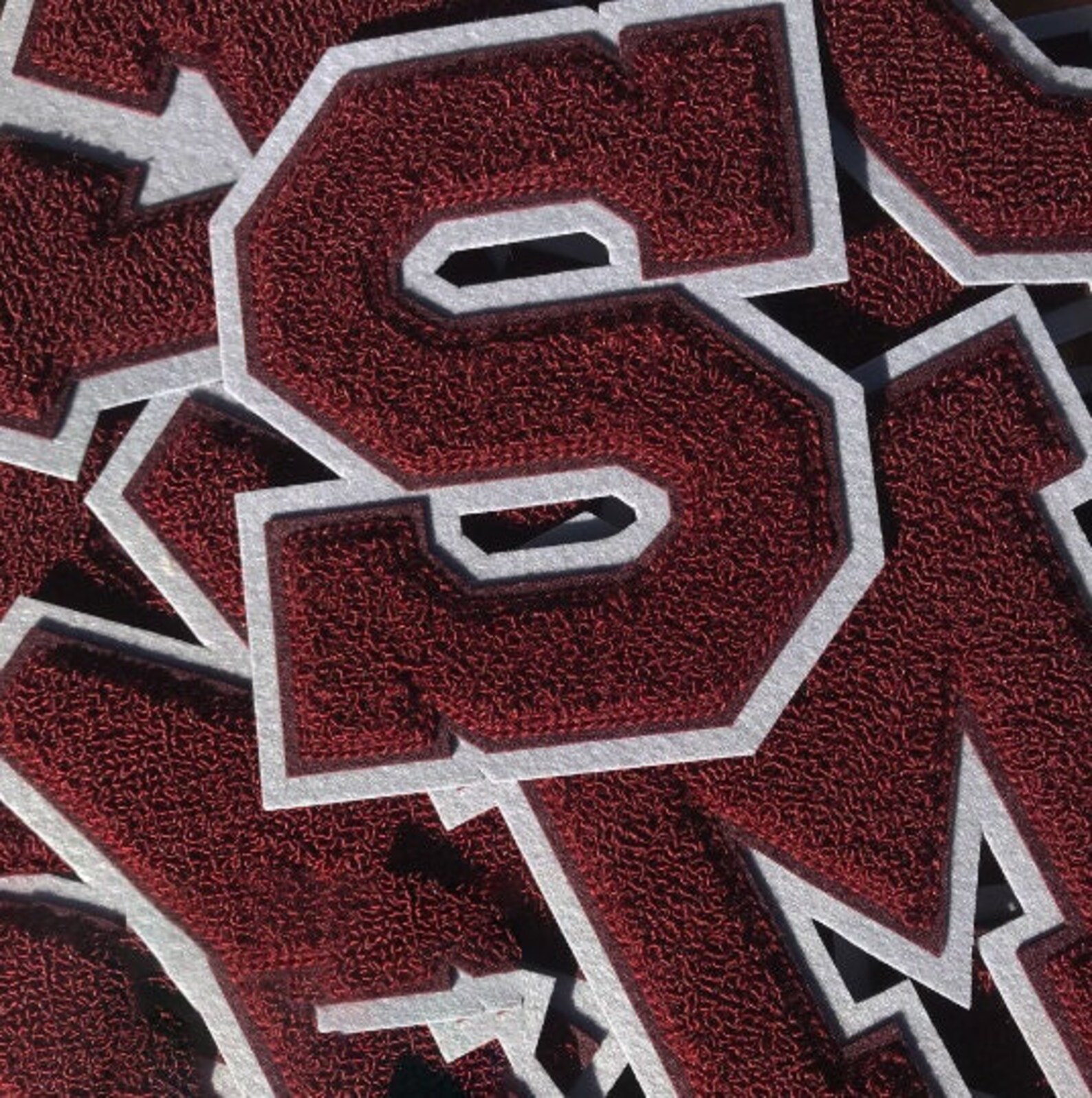 Varsity Originals Chenille Varsity Letter Patches| Chenille Letters ...