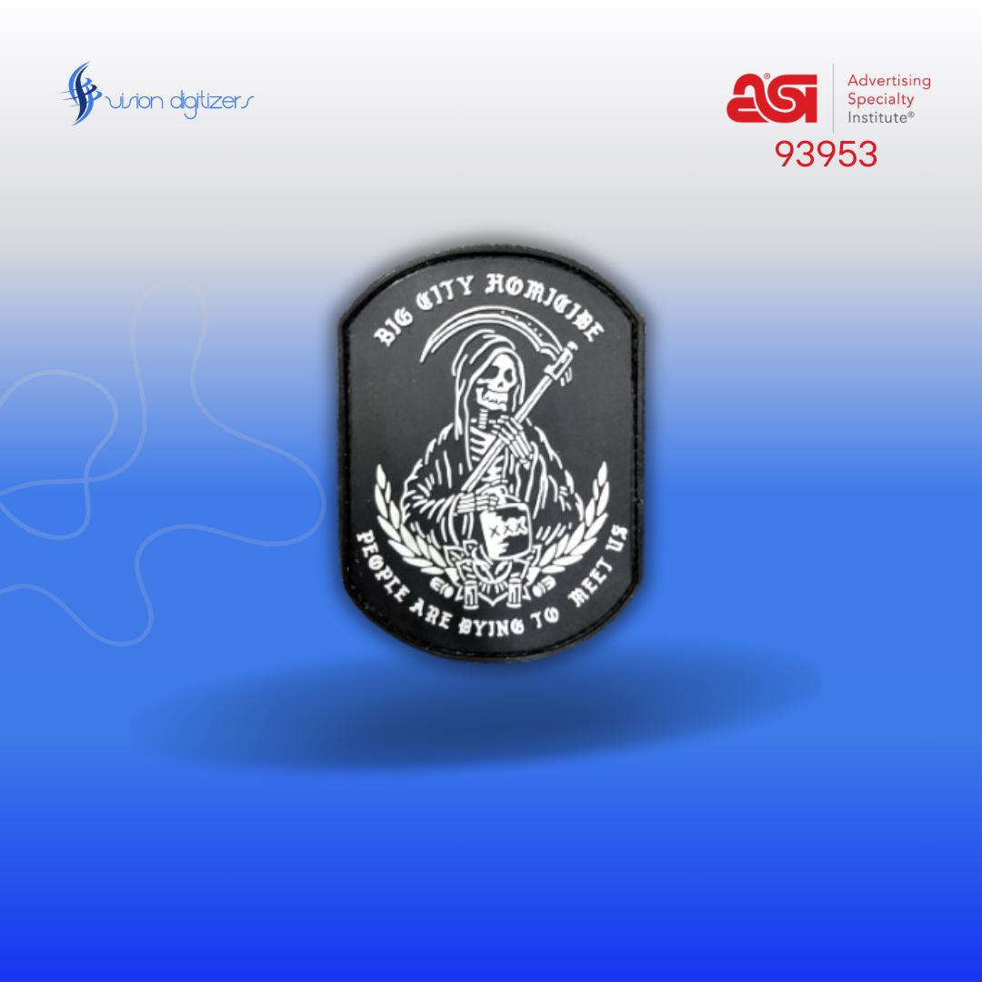 Grim Reaper PVC Patch | Morale Iron on Patch | Reaper Pvc Left Chest ...