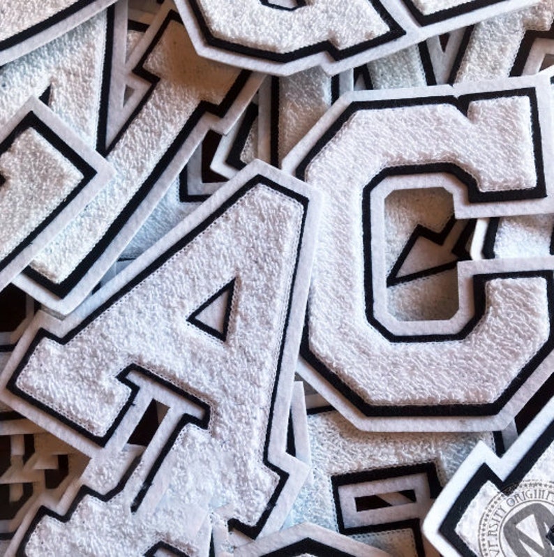 Varsity Originals Chenille Varsity Letter Patches| Chenille Letters ...