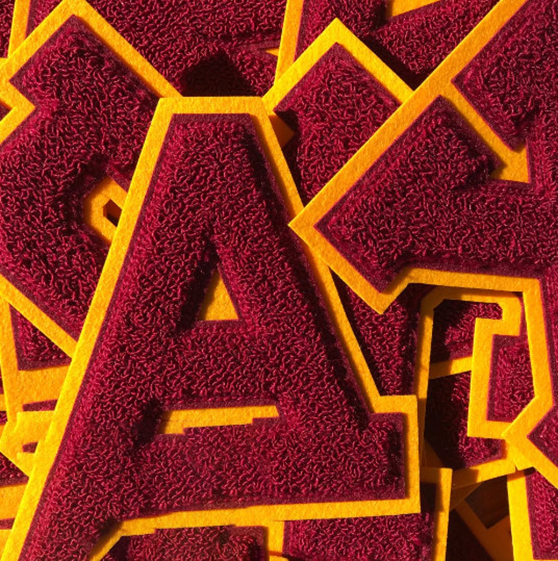 Varsity Originals Chenille Varsity Letter Patches| Chenille Letters ...