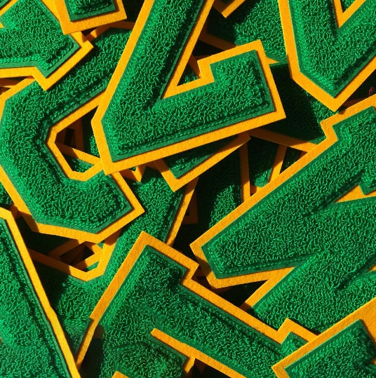 Varsity Originals Chenille Varsity Letter Patches| Chenille Letters ...