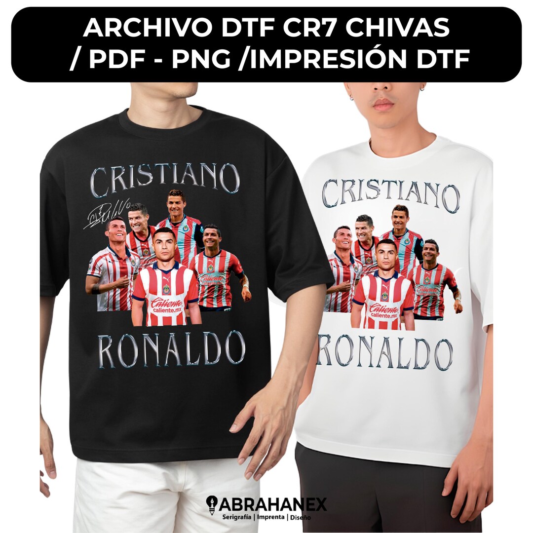 Cristiano Ronaldo / PNG Shirt / DTF Print / Sublimation Design ...