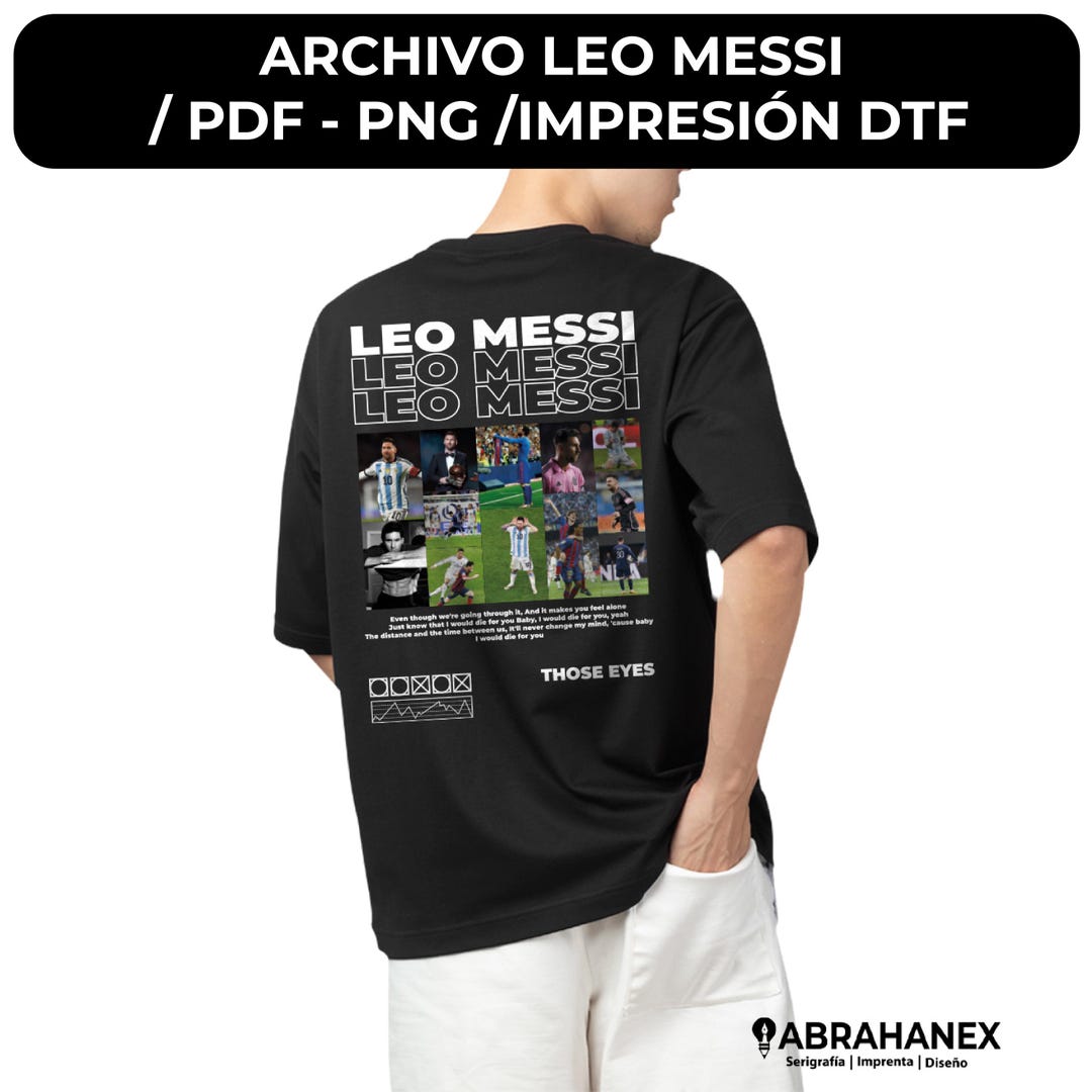 Messi / T-shirt PNG / DTF Printing / Sublimation Design / Footballer ...