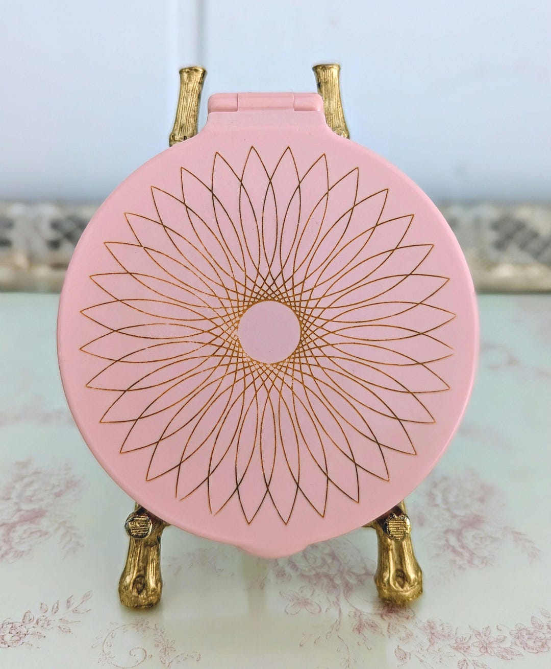 1950s Vintage Helena Rubinstein Face Powder Compact in Silken Rose ...