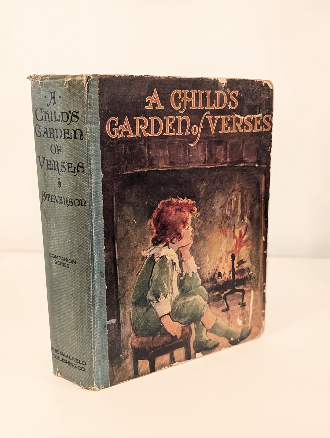 1924 A Child's Garden of Verses, Antique 100 Year Old Children's Book ...