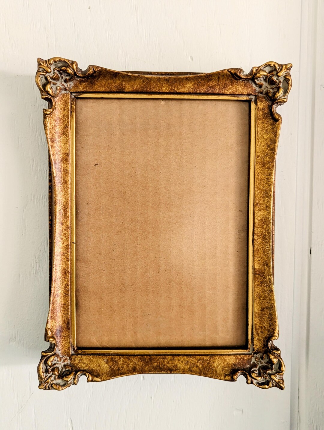Vintage Ornate Gold Picture Frame 5x7/victorian, Antique, Hollywood ...