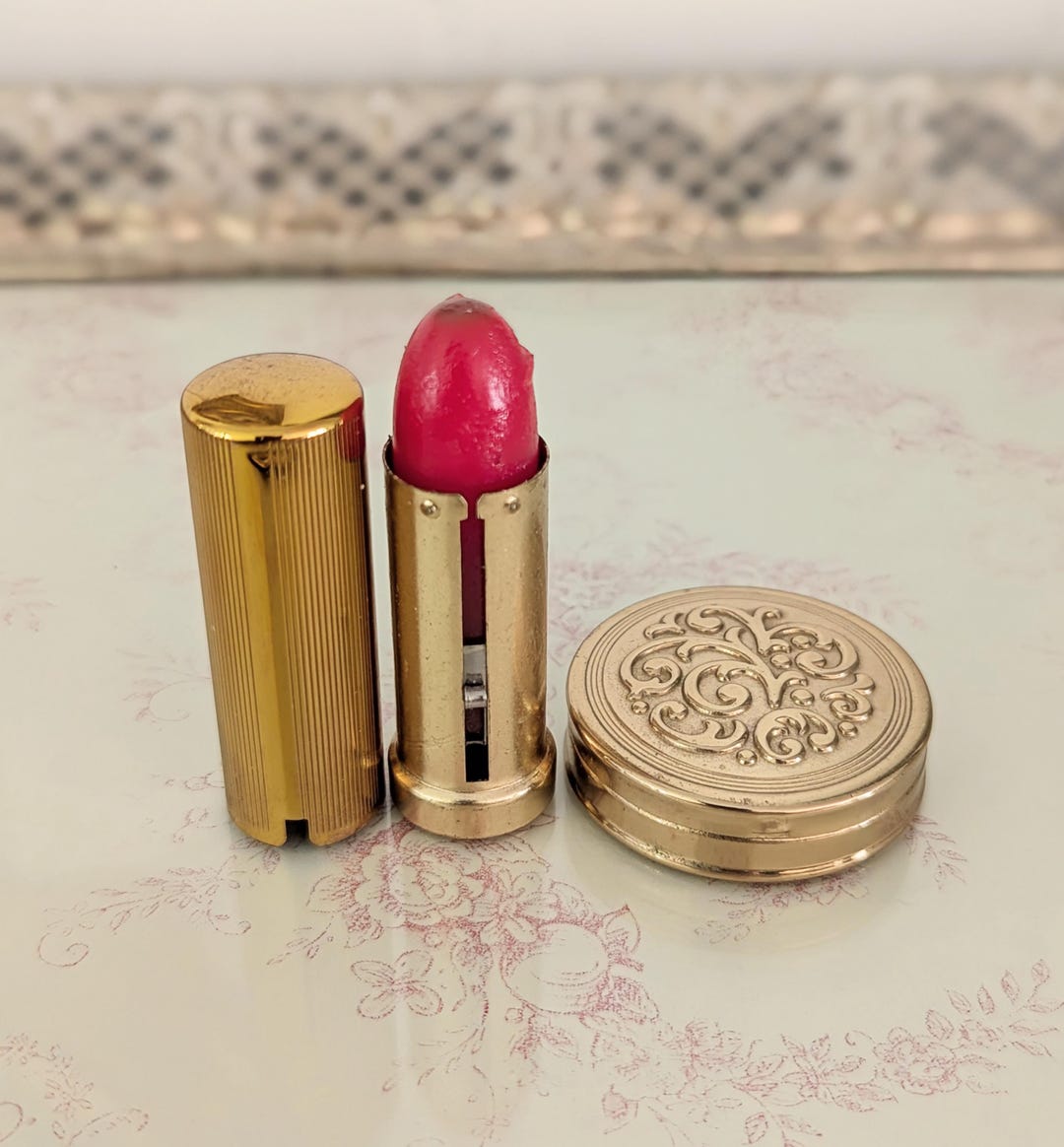 1960s Vintage Avon Makeup Set, Pomade Lipstick and Small Color Harmony ...
