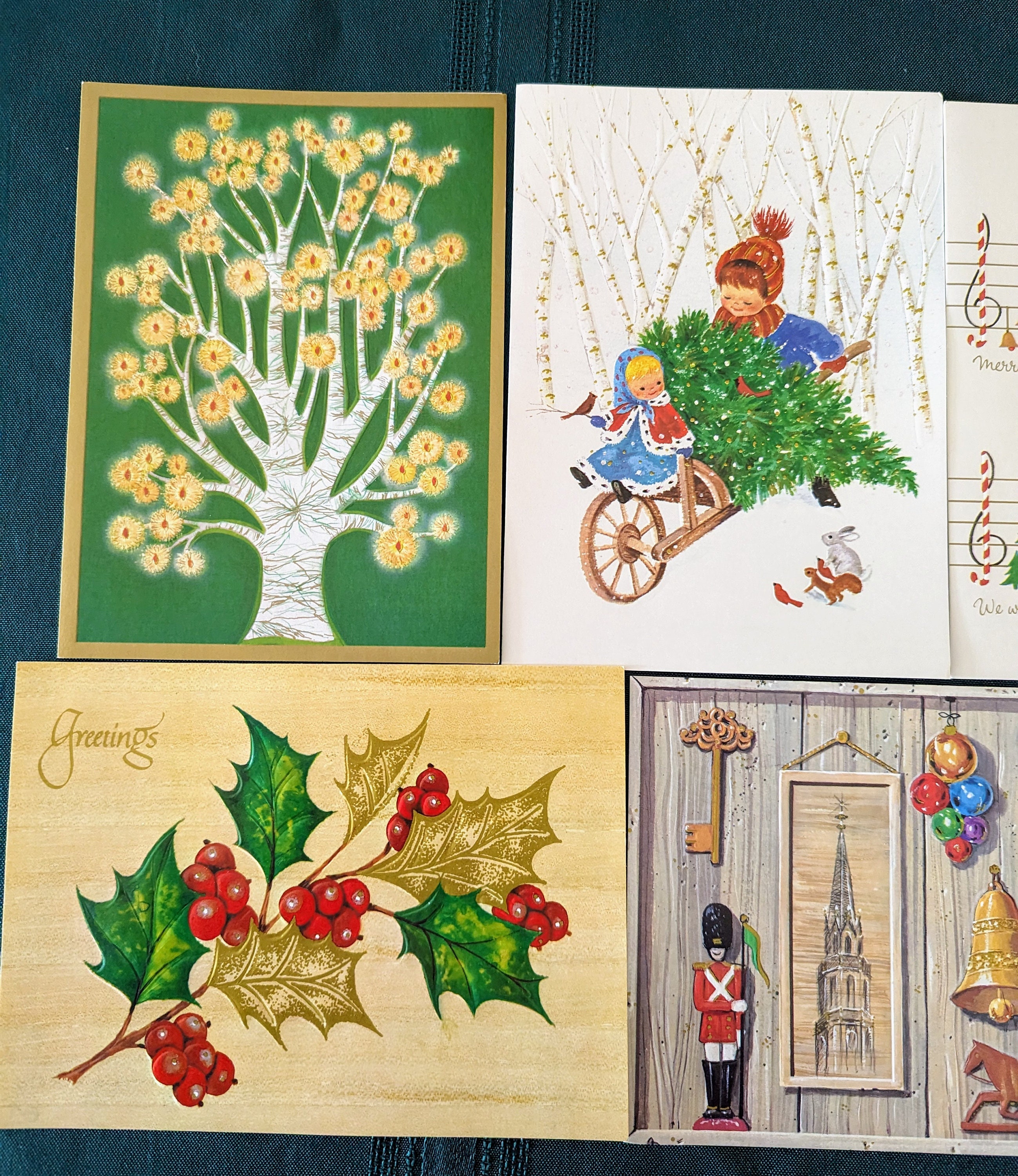 Vintage Christmas Cards by Famous Artists Studios Inc-20 Cards and Envelopes - Etsy