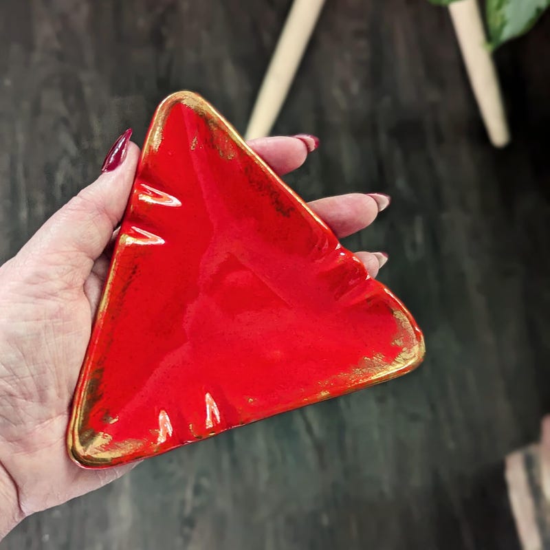 Red Ashtray - Etsy