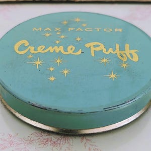 1950s Vintage Max Factor Hollywood Creme Puff Makeup Compact, Marilyn ...