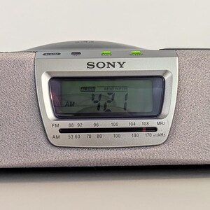 1990s Vintage Sony Dream Machine CD Player Clock Radio, WORKS, Vintage ...