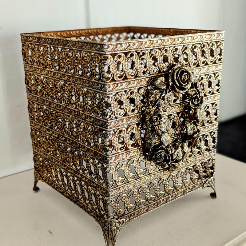 Filigree Tissue Box - Etsy