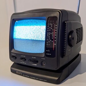 1980s Vintage GPX Mini Personal Television With Am/fm Radio, Works ...