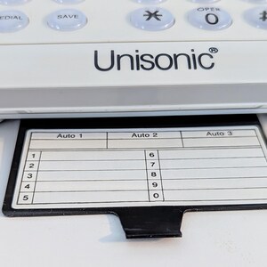 NOS 1980s Vintage Unisonic Studio Line Landline Telephone, White, WORKS ...
