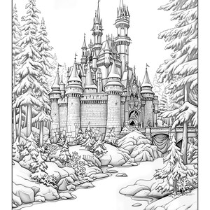 Whimsical Fairy Tale Castle Coloring Pages: 36 Magical Designs - Etsy
