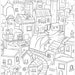Cosmopolitan Coloring: Explore Urban Cityscapes for Adult Relaxation ...